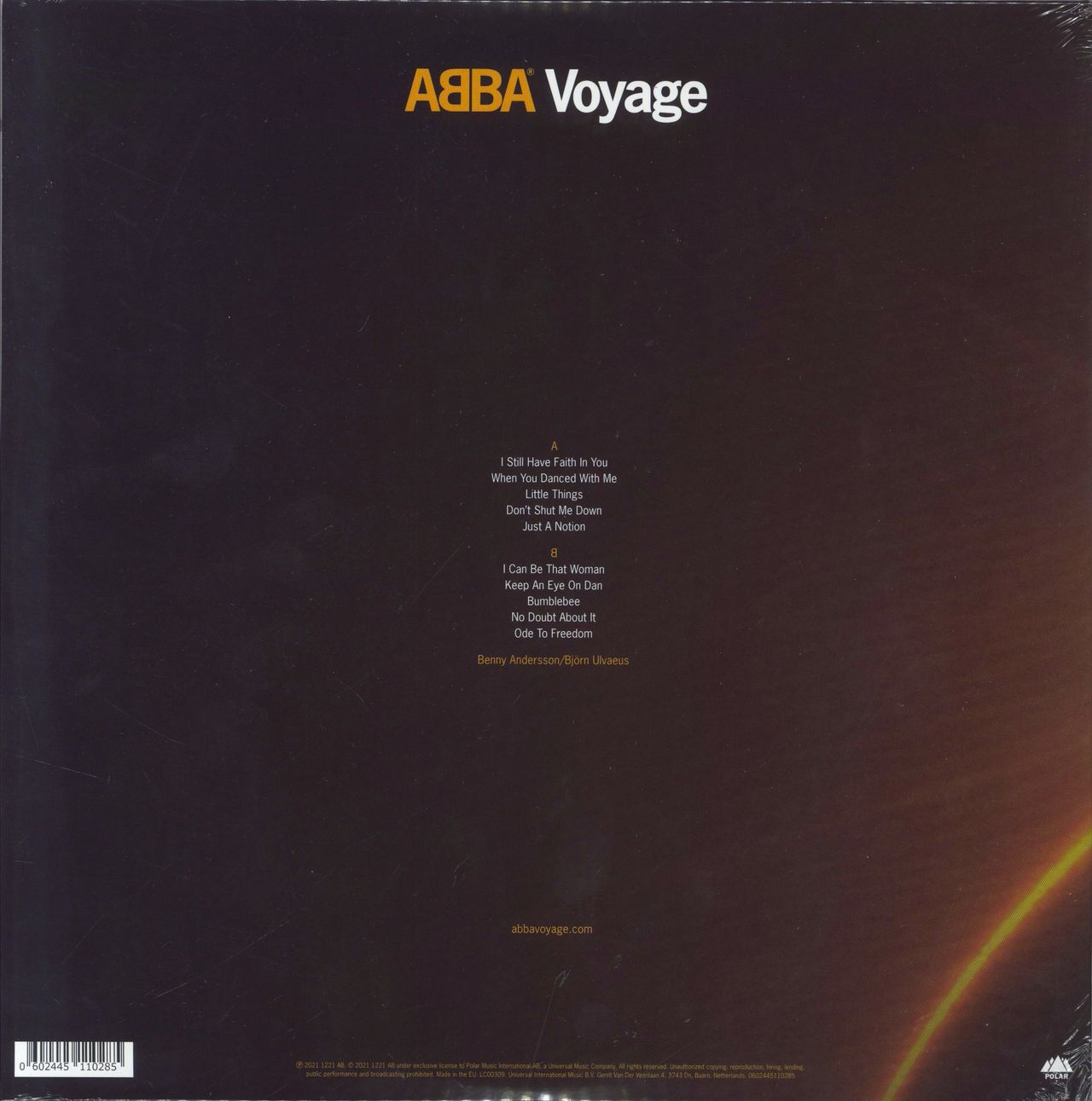 Abba Voyage - Yellow & Green Splatter Australian Vinyl LP — RareVinyl.com