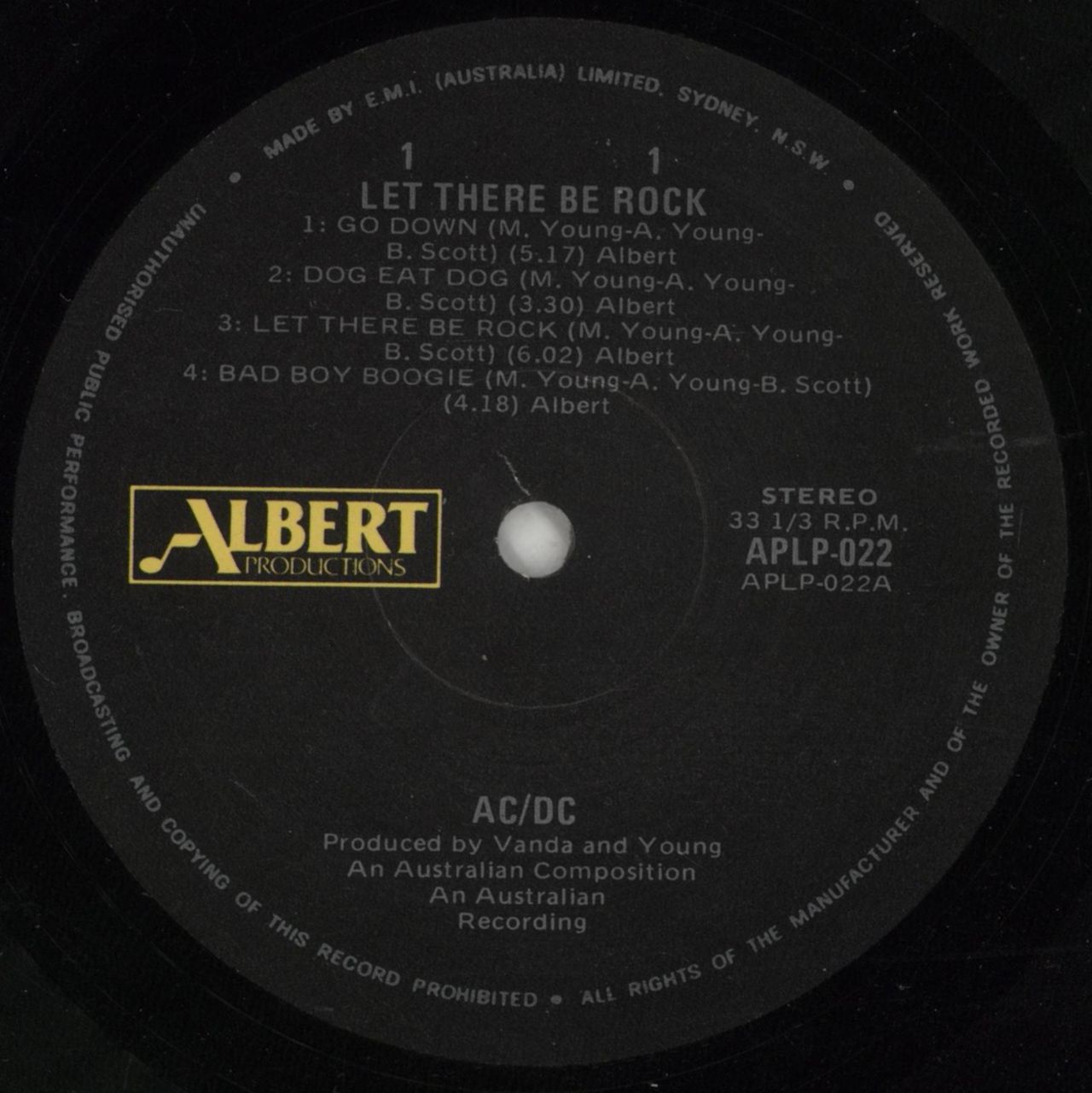 AC/DC Let There Be Rock - Gatefold - EX Australian Vinyl LP — RareVinyl.com