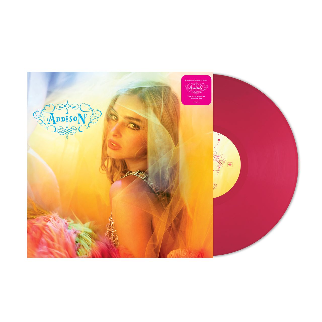 Addison Rae Addison - Opaque Magenta Vinyl | Retail Exclusive Edition — RareVinyl.com