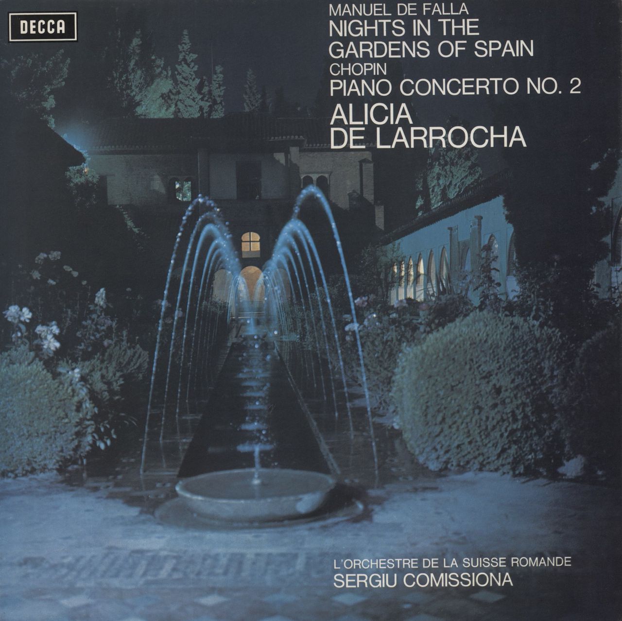 Alicia De Larrocha Falla: Nights In The Gardens Of Spain / Chopin: Pia — RareVinyl.com