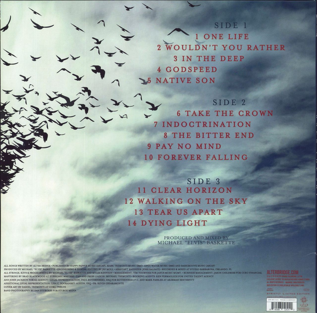 Alter Bridge Walk The Sky - 180gm UK 2-LP vinyl set — RareVinyl.com