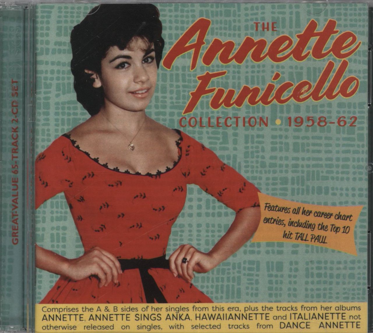 Annette Funicello The Singles & Albums Collection 1958-62 UK 2-CD albu — RareVinyl.com