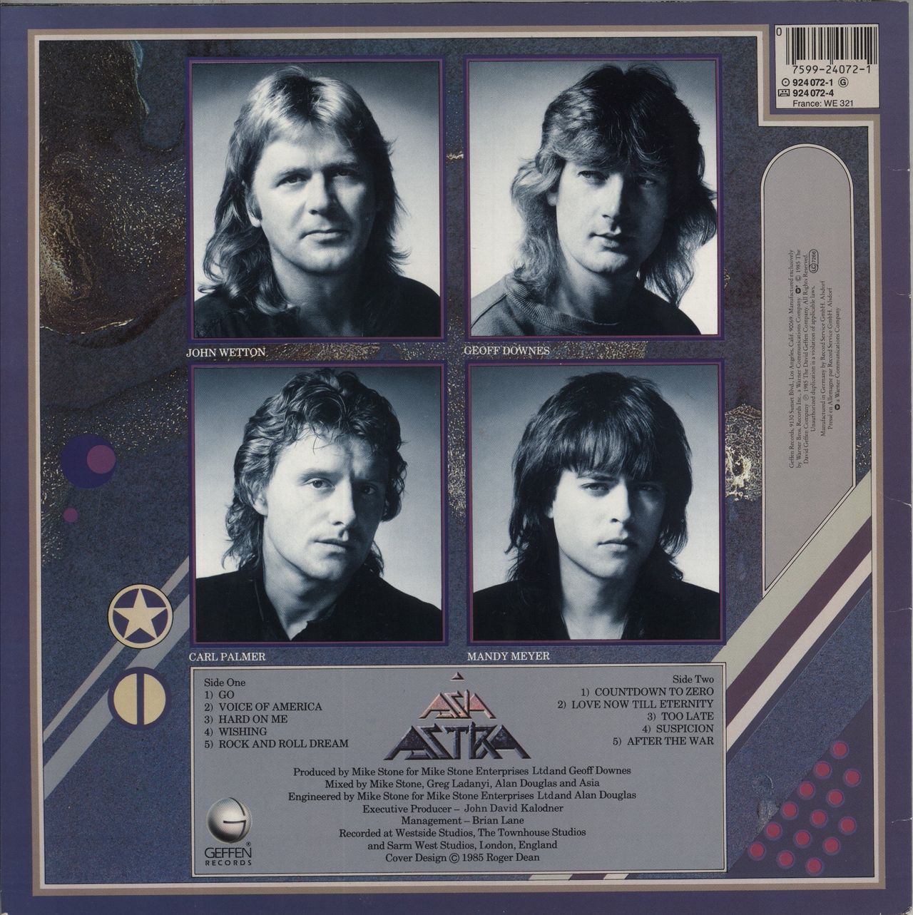 Asia Astra German Vinyl LP — RareVinyl.com