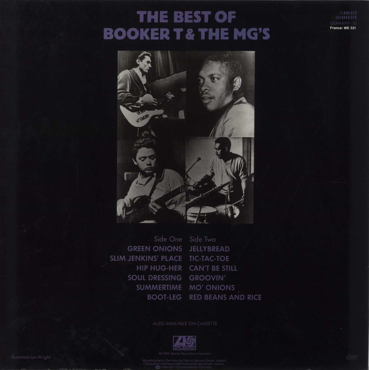 Booker T. & The M.G.'s The Best Of Booker T & The MG's German Vinyl LP — RareVinyl.com