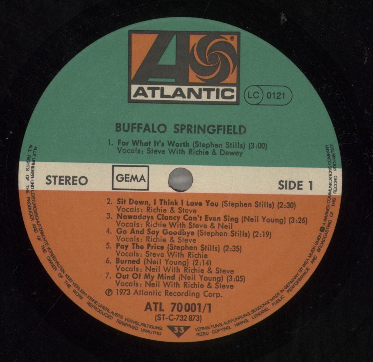 Buffalo Springfield Buffalo Springfield German 2-LP vinyl set ...