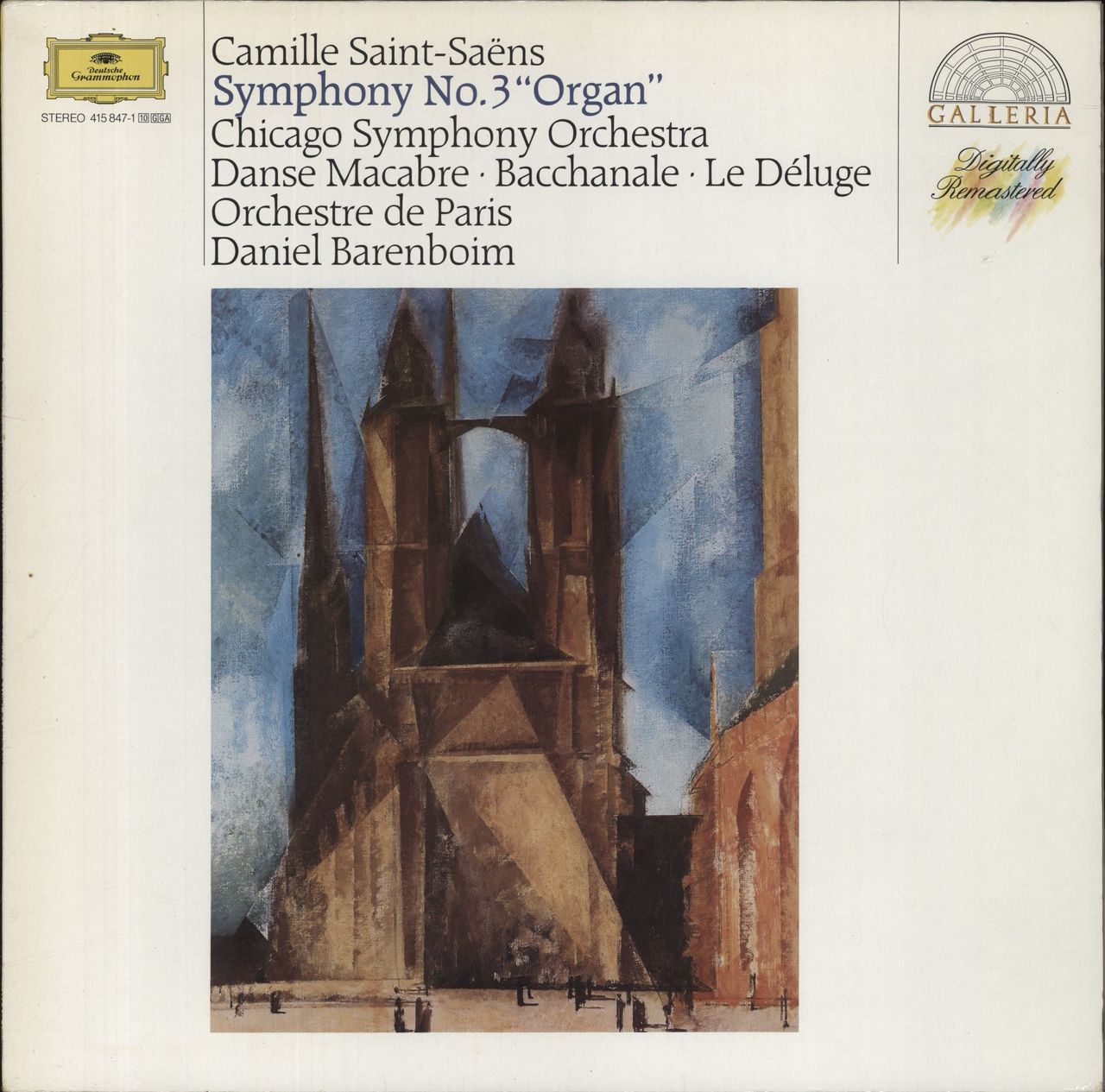 Camille Saint-Saëns Symphony No. 3 'Organ' Danse Macabre, Bacchanale & — RareVinyl.com