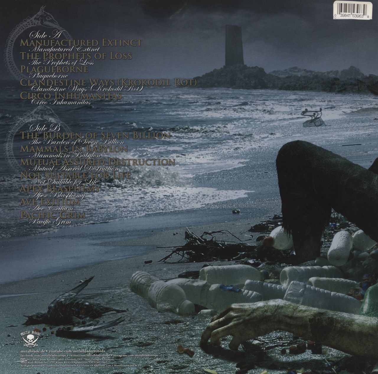 Cattle Decapitation The Anthropocene Extinction - Clear Sparkle German ...