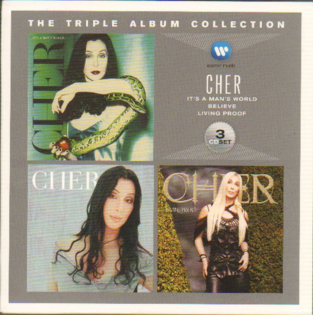 Cher The Triple Album Collection UK 3-CD set — RareVinyl.com