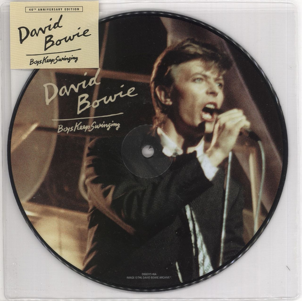 David Bowie Boys Keep Swinging - Sealed UK 7" picture disc — RareVinyl.com