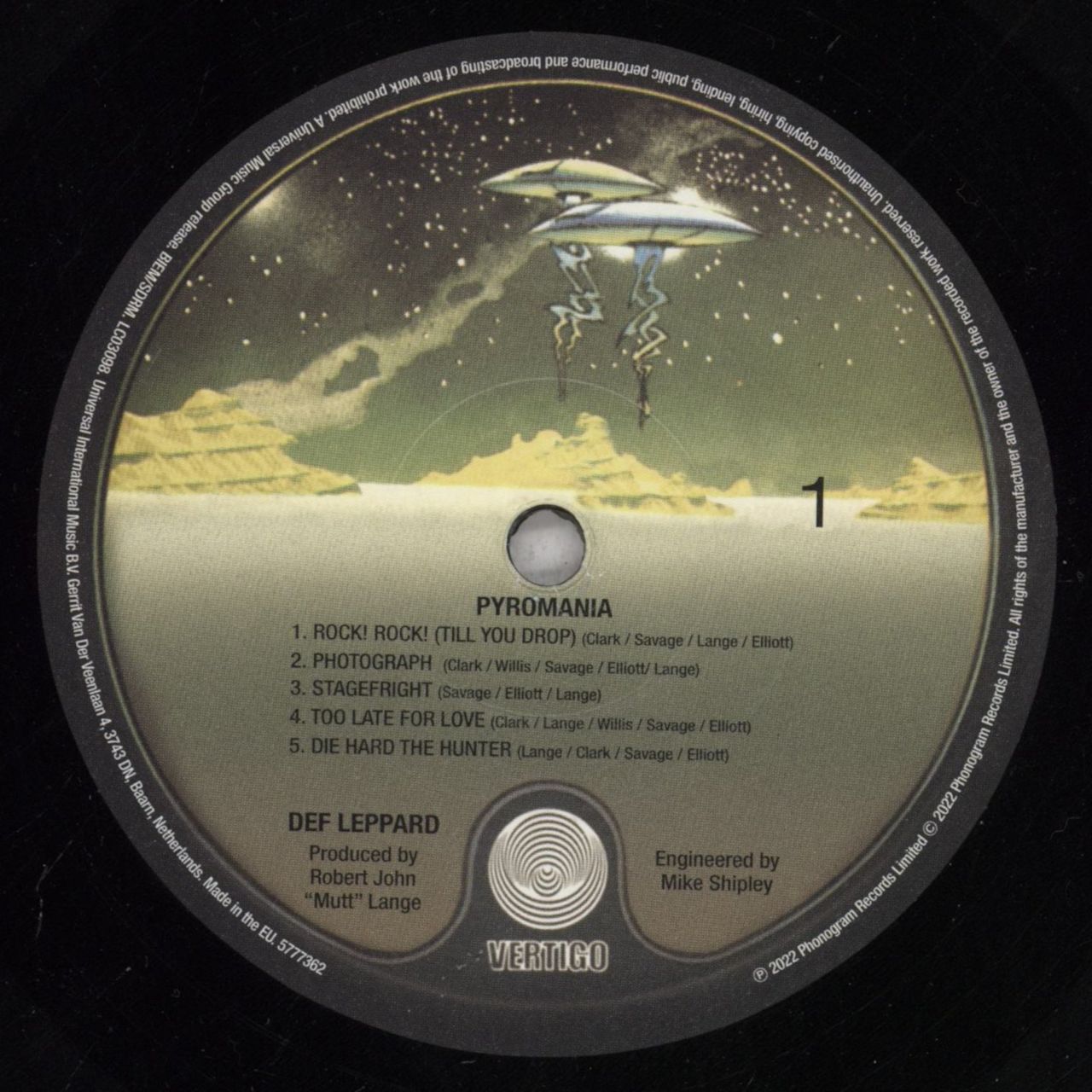 Def Leppard Pyromania + Art Print UK Vinyl LP — RareVinyl.com