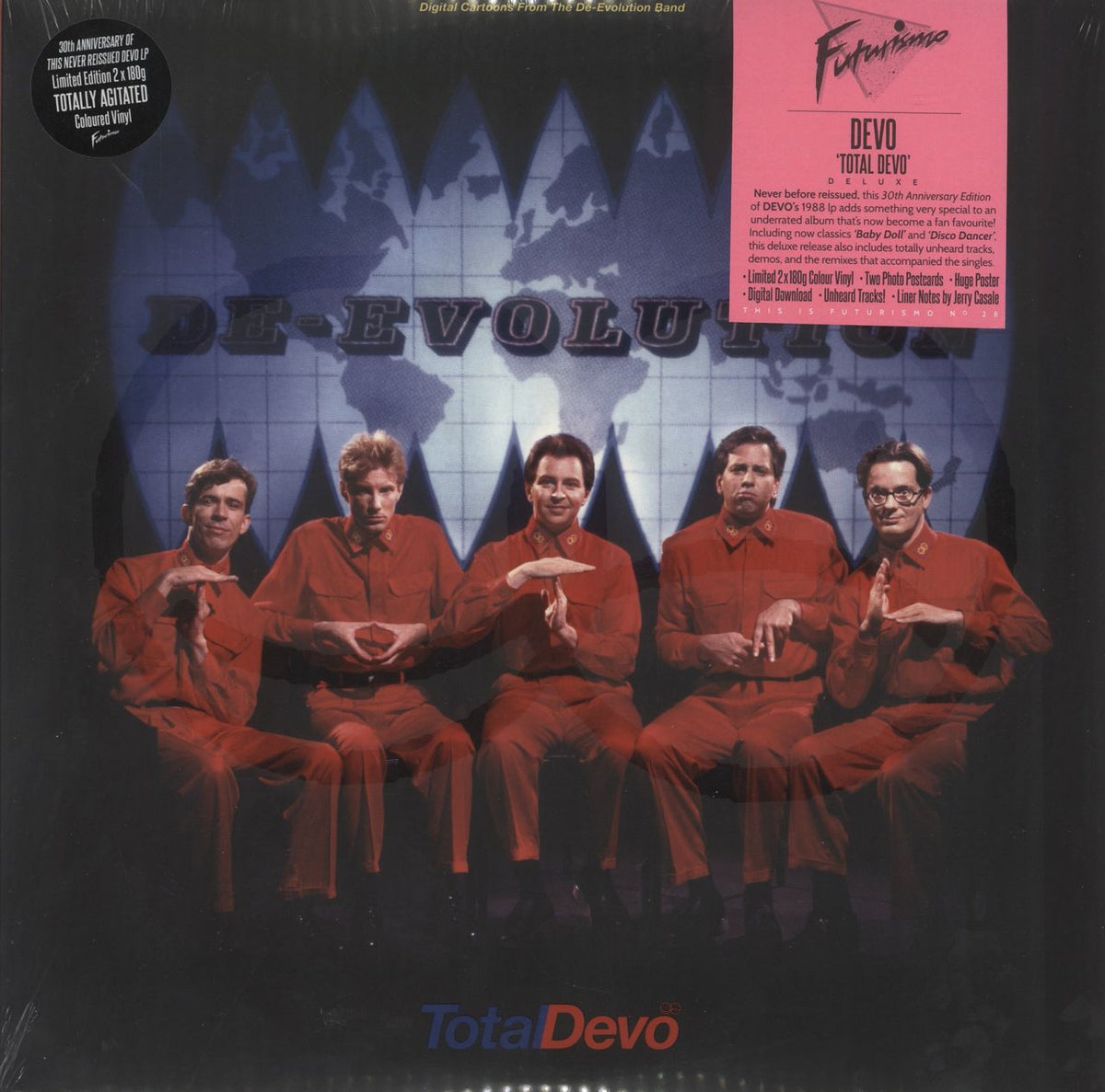 Devo Total Devo - Totally Agitated Vinyl - Sealed UK 2-LP vinyl set — RareVinyl.com