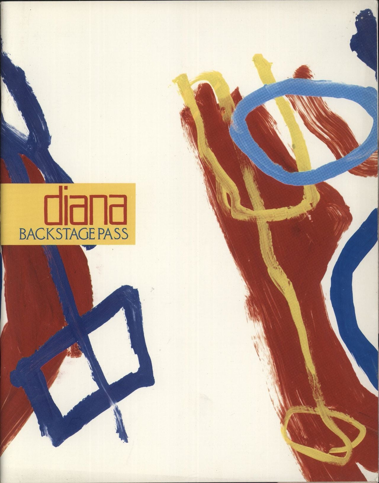 Diana Ross Backstage Pass + Ticket UK Tour programme — RareVinyl.com
