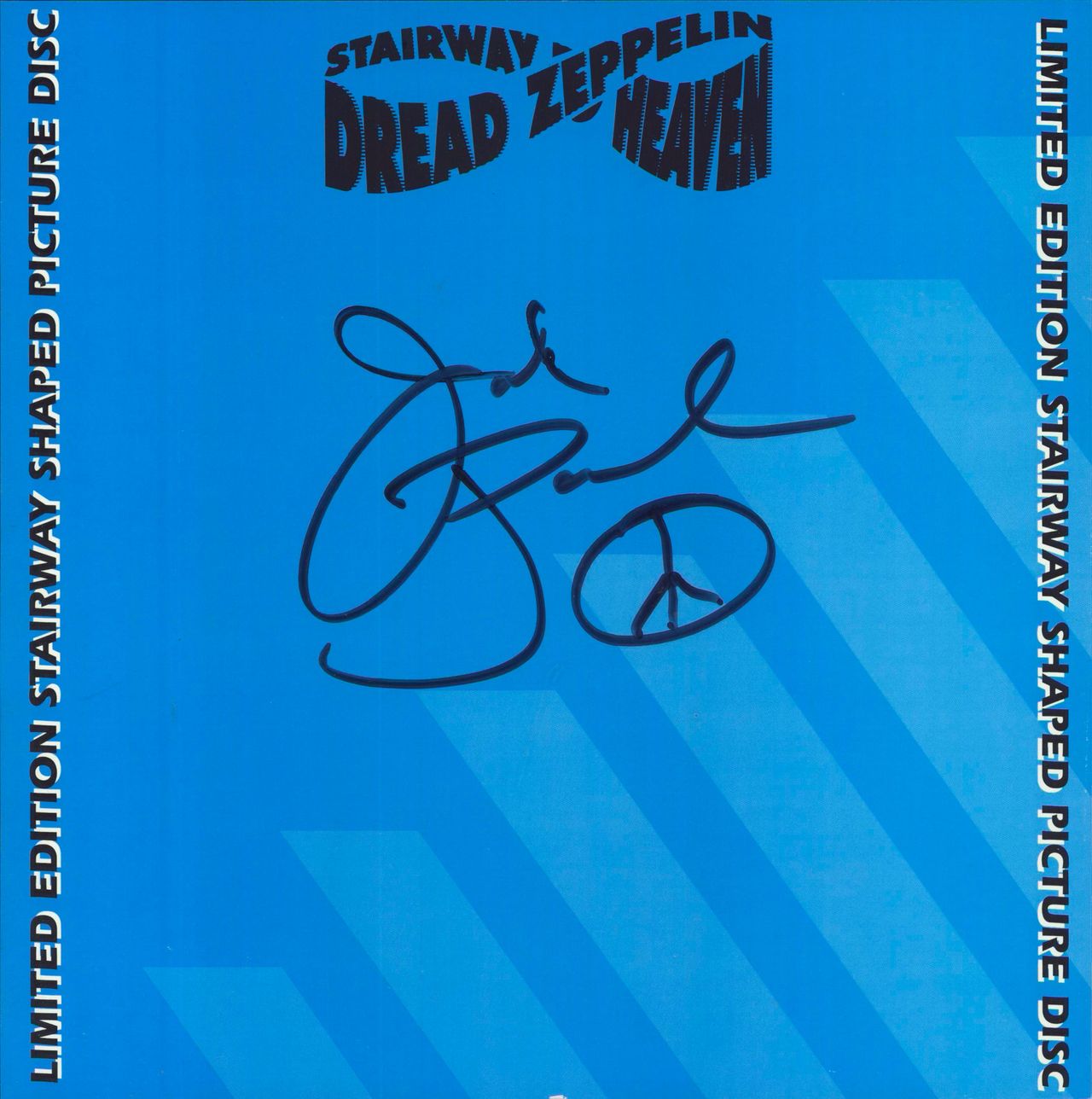 Dread Zeppelin Stairway To Heaven - Autographed UK Shaped picture disc ...
