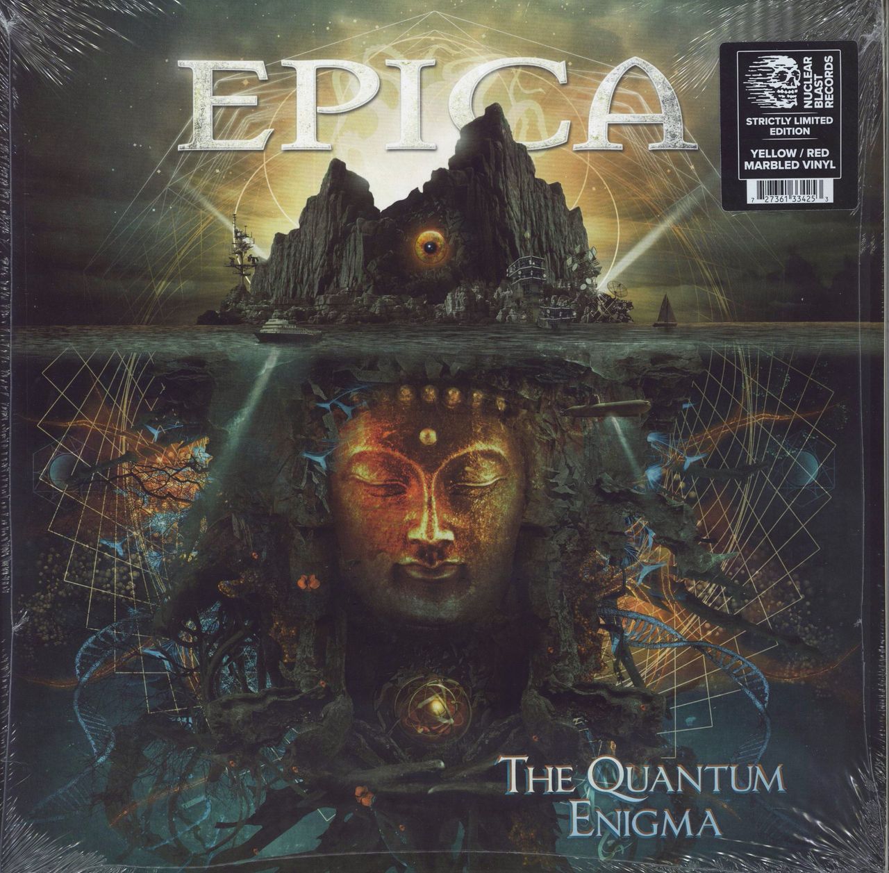 Epica The Quantum Enigma - Yellow & Red Marbled Vinyl - Sealed UK 2-LP — RareVinyl.com