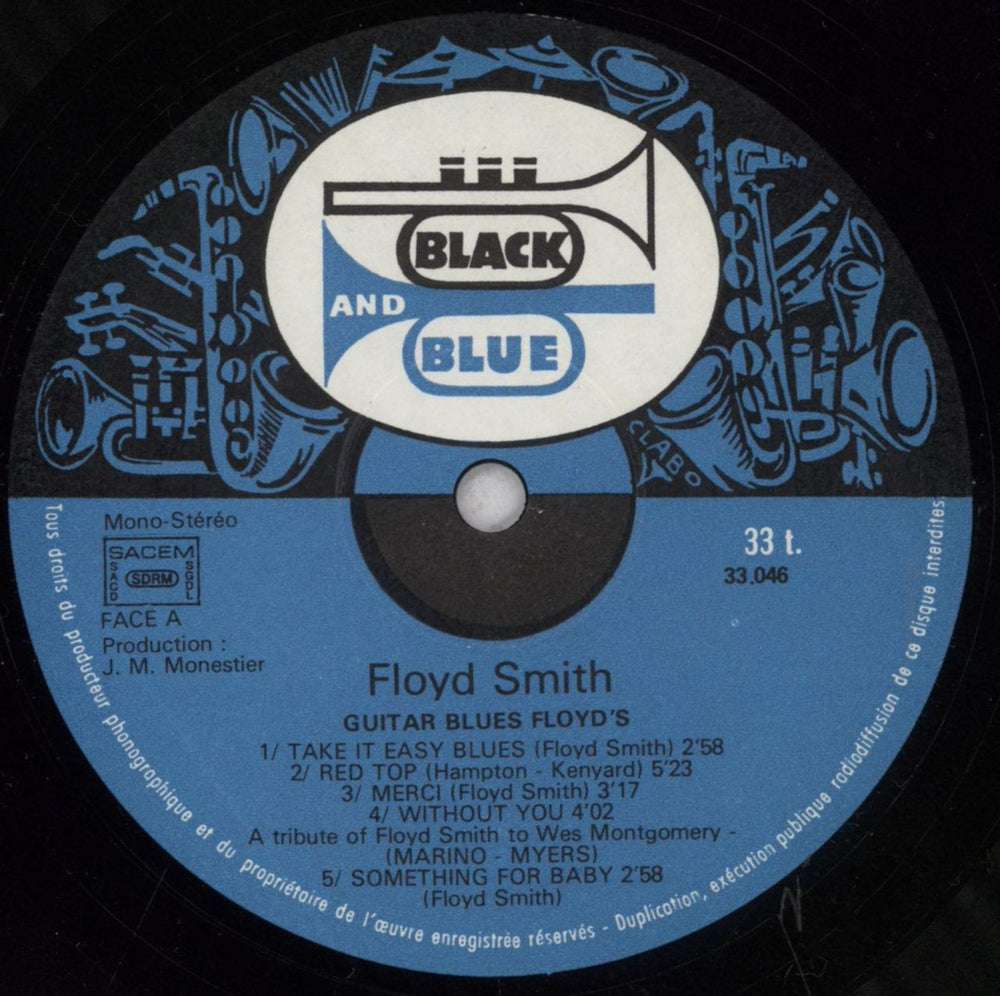 Floyd Smith Floyd's Guitar Blues French Vinyl LP — RareVinyl.com