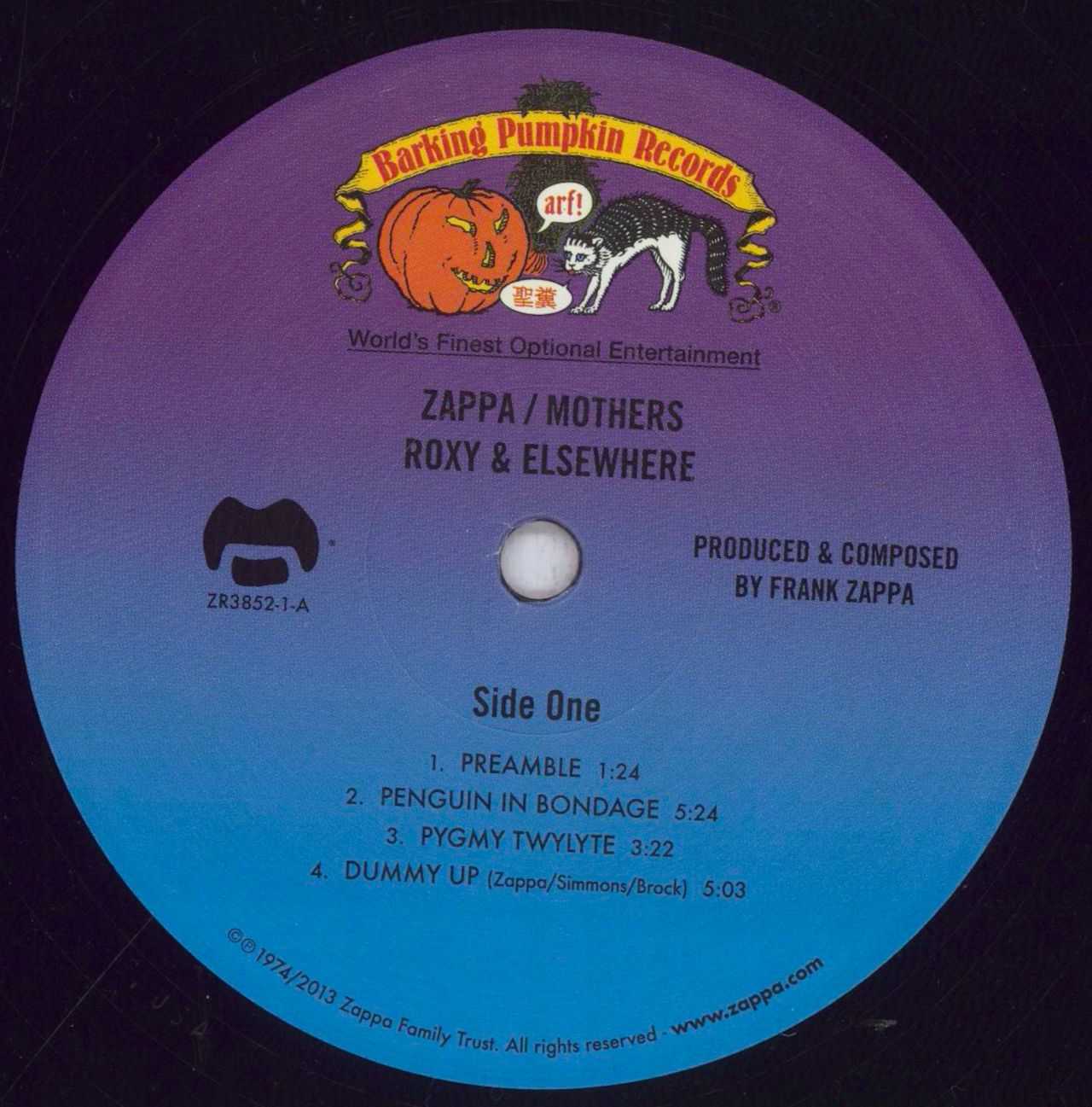 Frank Zappa Roxy & Elsewhere: Remastered UK 2-LP vinyl set — RareVinyl.com