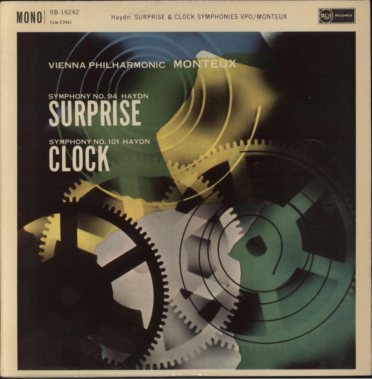 Franz Joseph Haydn Haydn: Surprise Symphony No. 94 / Clock Symphony No — RareVinyl.com
