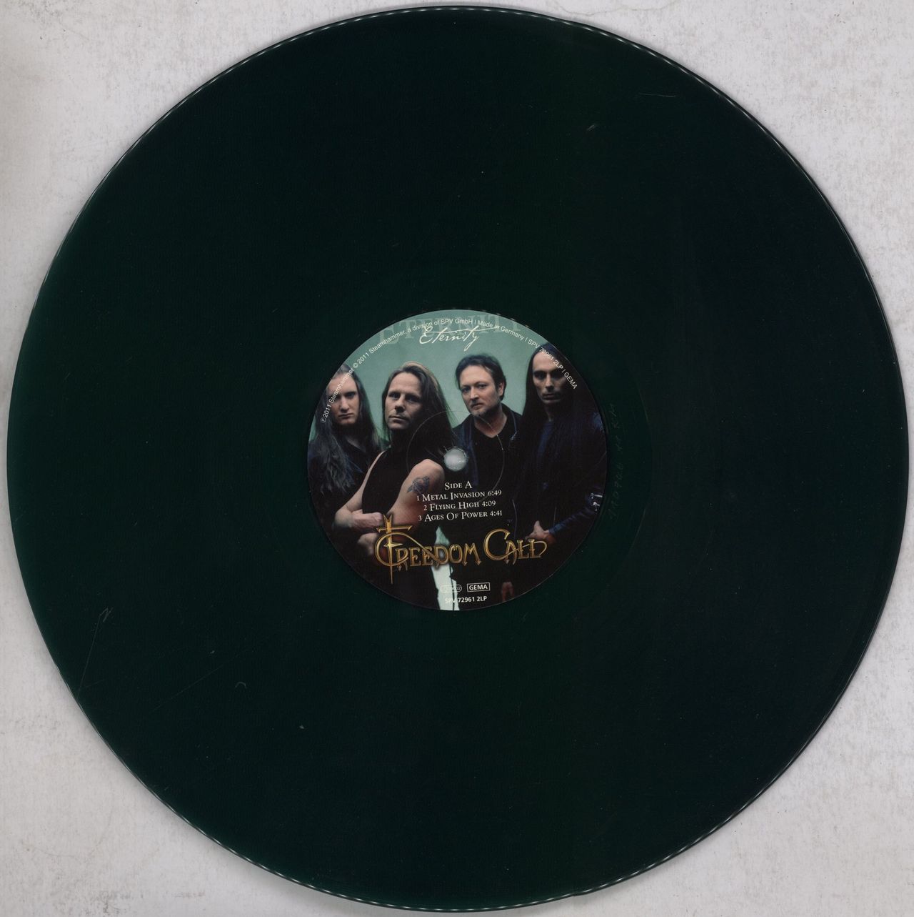 Freedom Call Eternity - Green Transparent Vinyl German 2-LP vinyl set ...