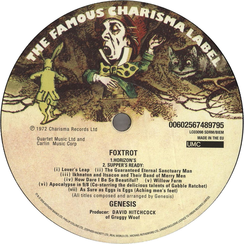 Genesis Foxtrot - 180 Gram Vinyl UK Vinyl LP — RareVinyl.com
