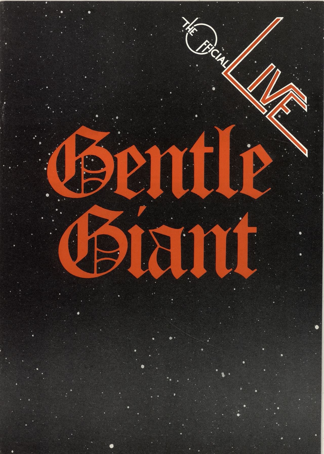 Gentle Giant Live - Playing The Fool - 1st + Booklet UK 2-LP vinyl set — RareVinyl.com