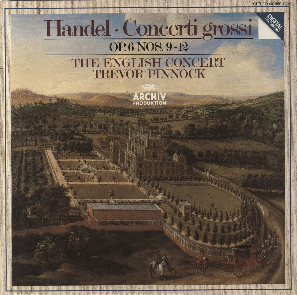 George Frideric Handel Concerti Grossi op. 6, Numbers 9-12 German Viny — RareVinyl.com