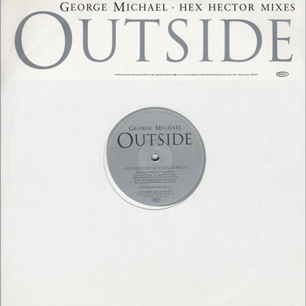 George Michael Outside #3 - Hex Hector Mixes UK Promo 12" vinyl ...