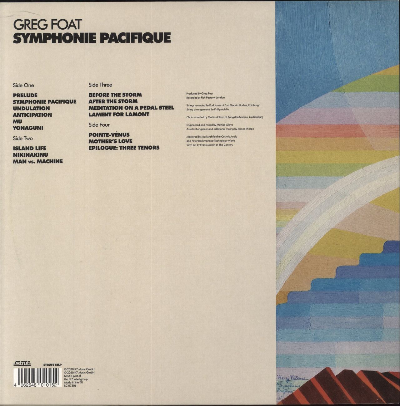 Greg Foat Symphonie Pacifique UK 2-LP vinyl set — RareVinyl.com