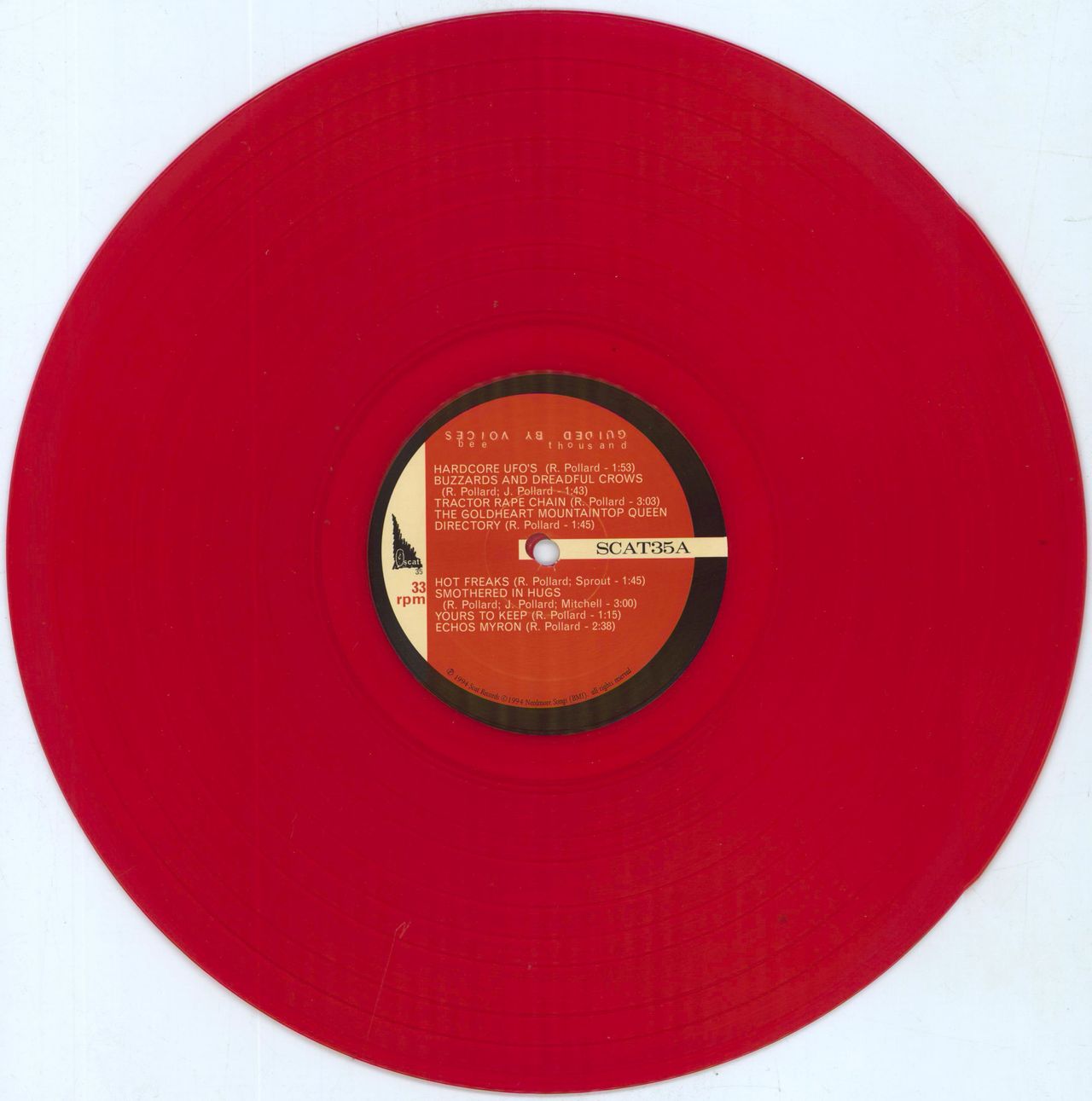 Guided By Voices Bee Thousand - Red Vinyl US Vinyl LP — RareVinyl.com