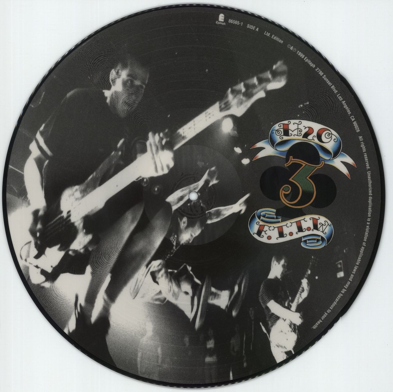 H2O (Punk) F.T.T.W. US Picture disc LP — RareVinyl.com