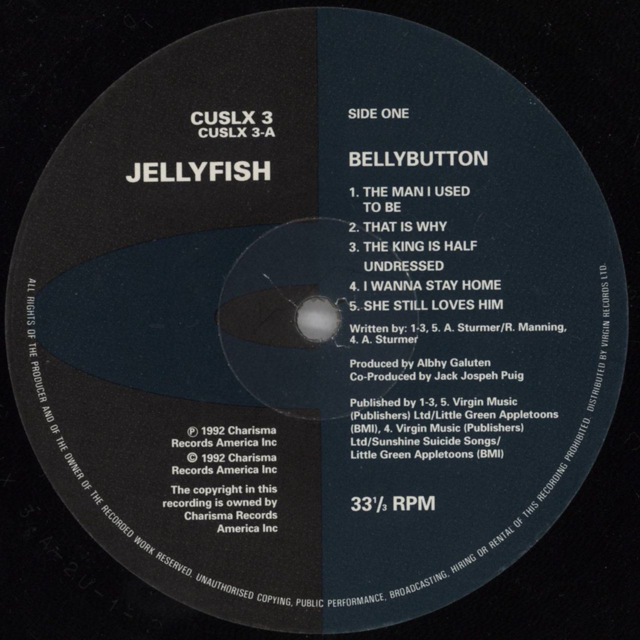 Jellyfish Bellybutton + Live E.P. - EX UK 2-LP vinyl set — RareVinyl.com