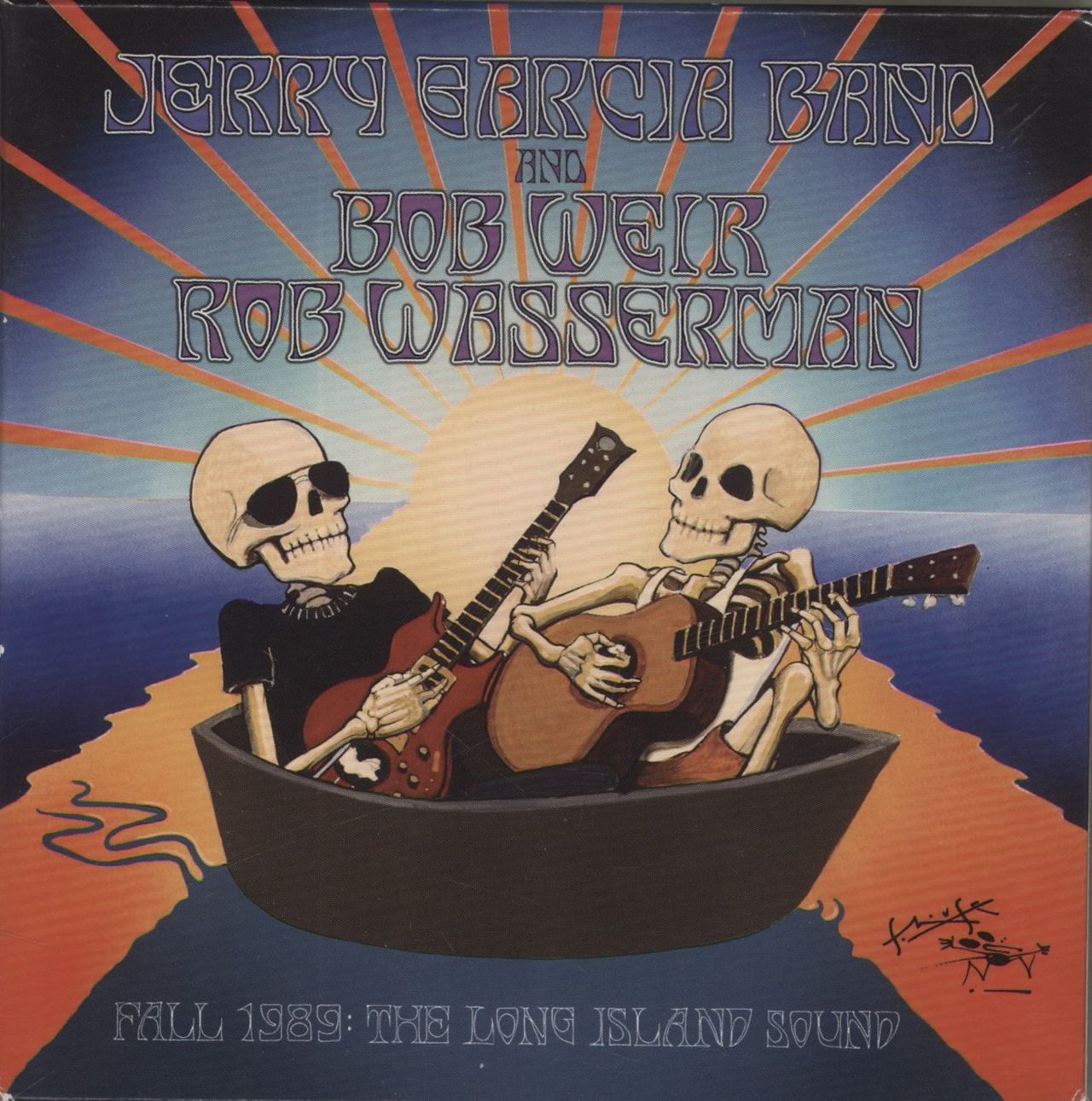 Jerry Garcia Fall 1989: The Long Island Sound US Cd album box set ...