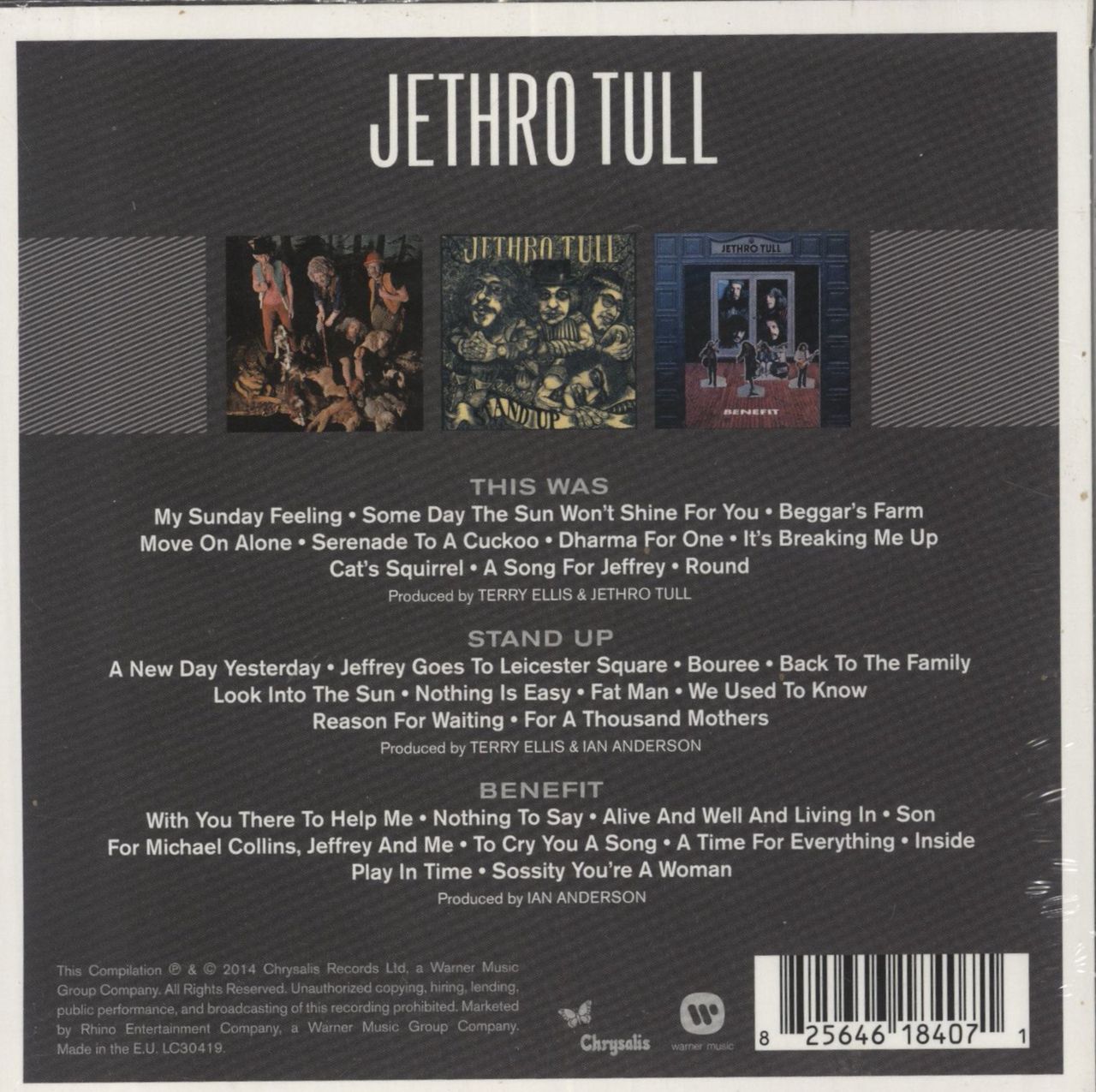 Jethro Tull The Triple Album Collection - Sealed UK 3-CD set — RareVinyl.com