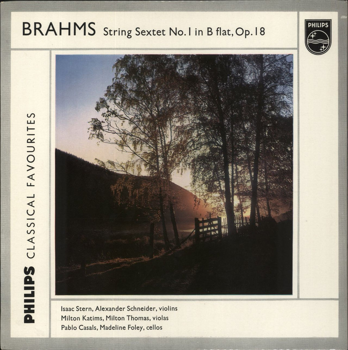 Johannes Brahms String Sextet No. 1 In B Flat, Op.18 UK Vinyl LP — RareVinyl.com