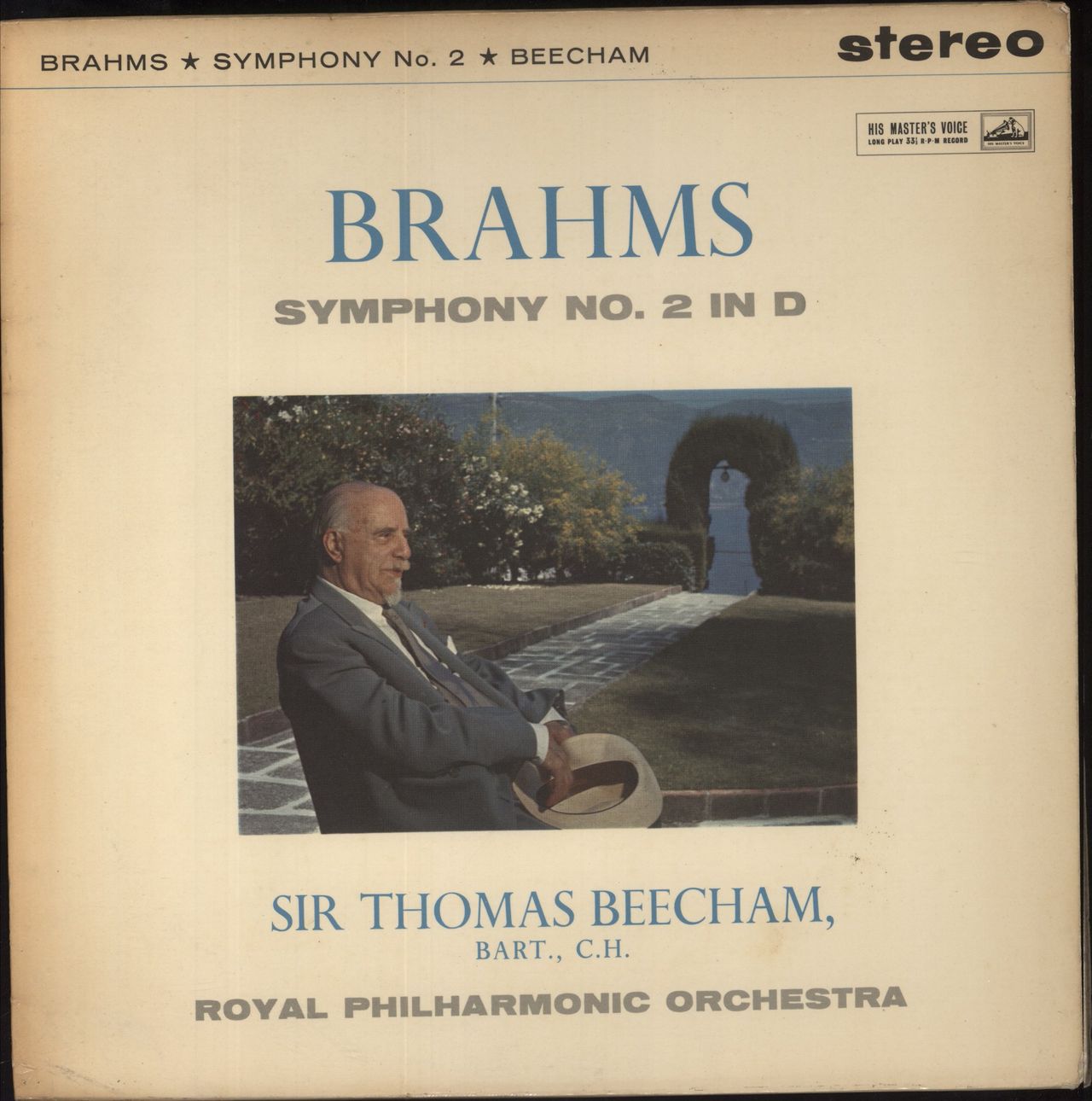 Johannes Brahms Symphony No. 2 in D Major, Op.73 - EX UK Vinyl LP — RareVinyl.com