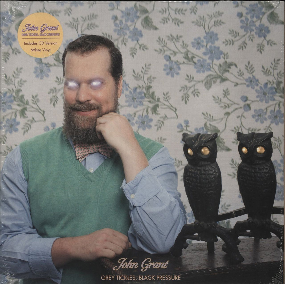 John Grant Grey Tickles, Black Pressure - White Vinyl + CD - Sealed UK ...