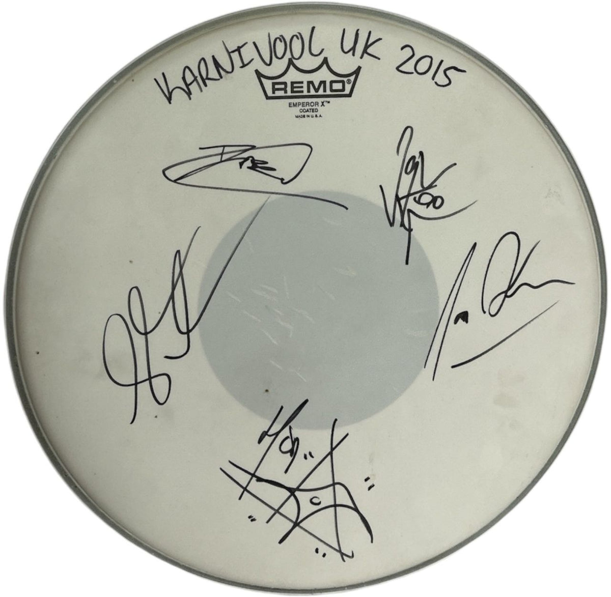 Karnivool Karnivool - Signed Drum Skin UK Memorabilia — RareVinyl.com