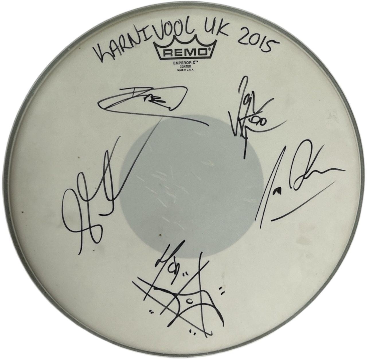 Karnivool Karnivool - Signed Drum Skin UK Memorabilia — RareVinyl.com