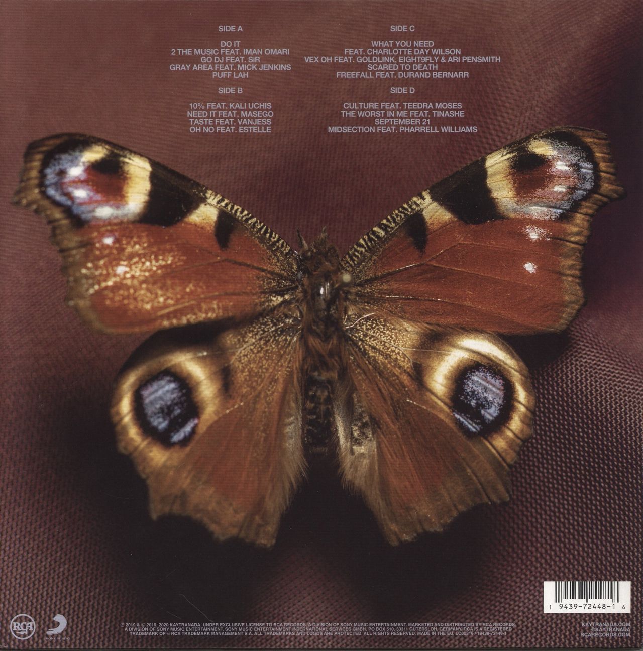 Kaytranada Bubba - 180gm UK 2-LP vinyl set — RareVinyl.com