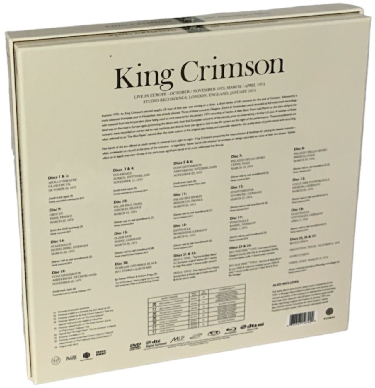 King Crimson Starless - 40th Anniversary Series UK Cd album box set — RareVinyl.com