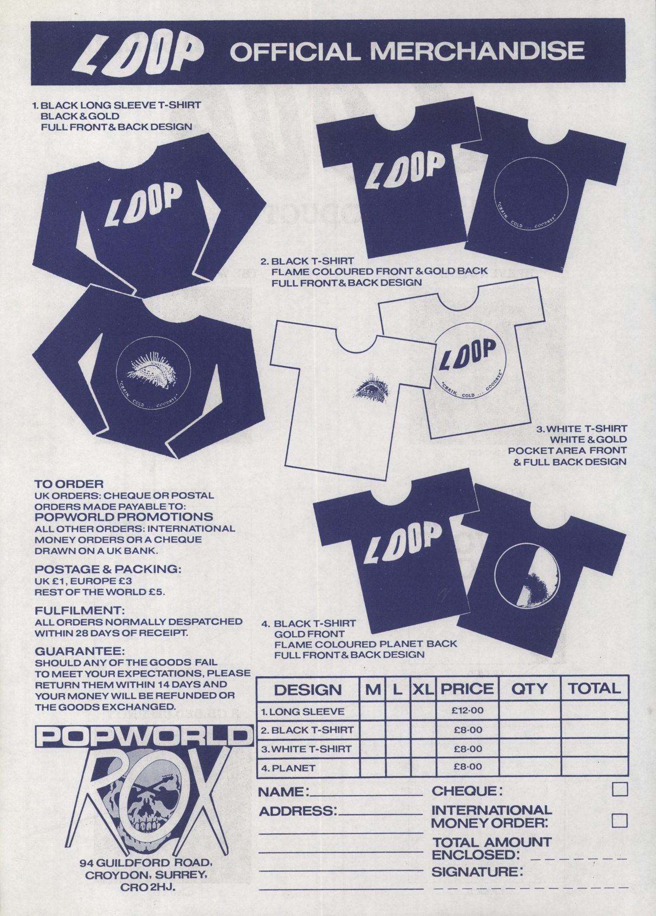 Loop Wolf Flow + Merchandise insert UK 2-LP vinyl set — RareVinyl.com