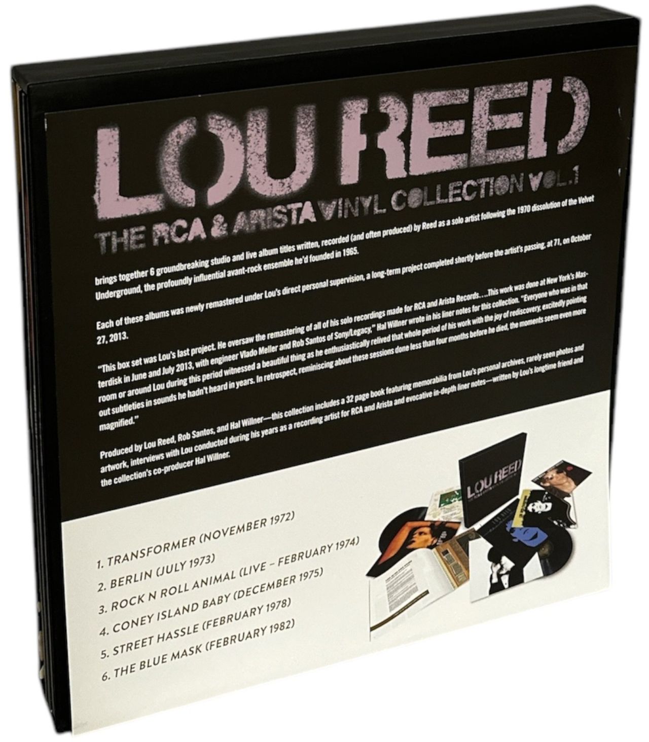 Lou Reed The RCA & Arista Vinyl Collection Vol. 1 UK Vinyl box set — RareVinyl.com