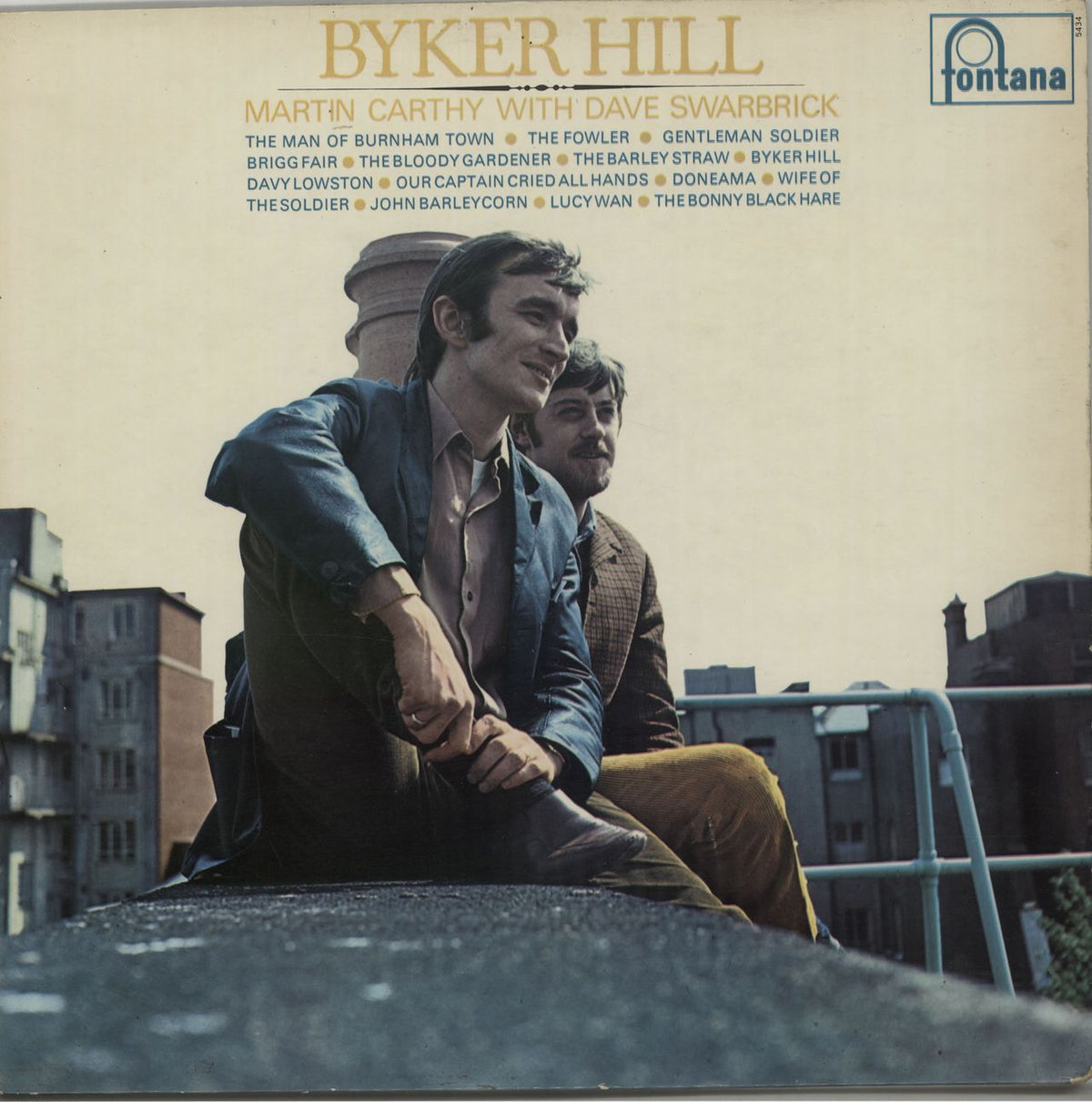 Martin Carthy And Dave Swarbrick Byker Hill - 1st - Laminated UK Vinyl — RareVinyl.com