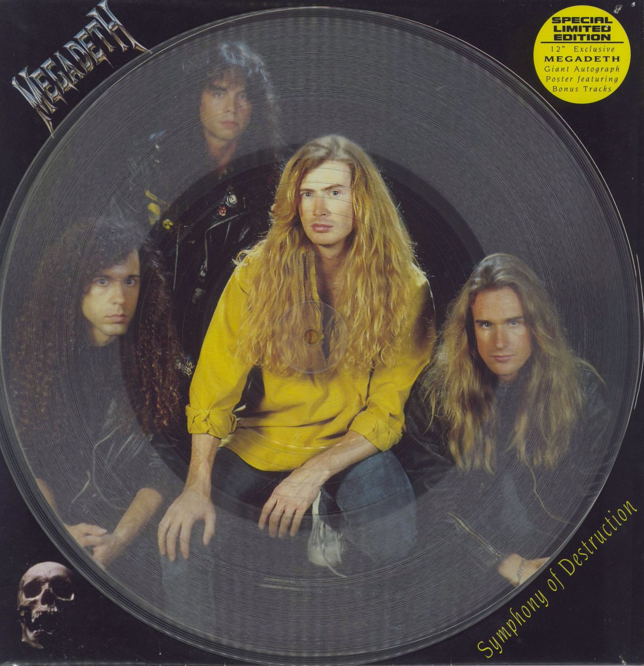 Megadeth Symphony Of Destruction - Clear Vinyl - EX UK 12" vinyl ...