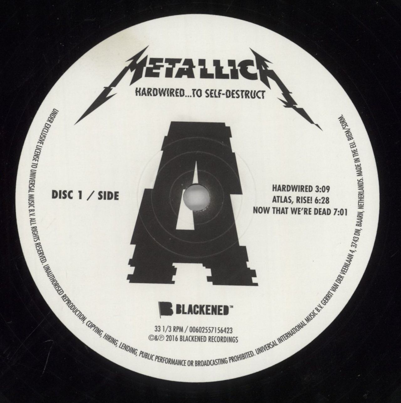 Metallica Hardwired... To Self-Destruct - 180gm UK 2-LP vinyl set — RareVinyl.com