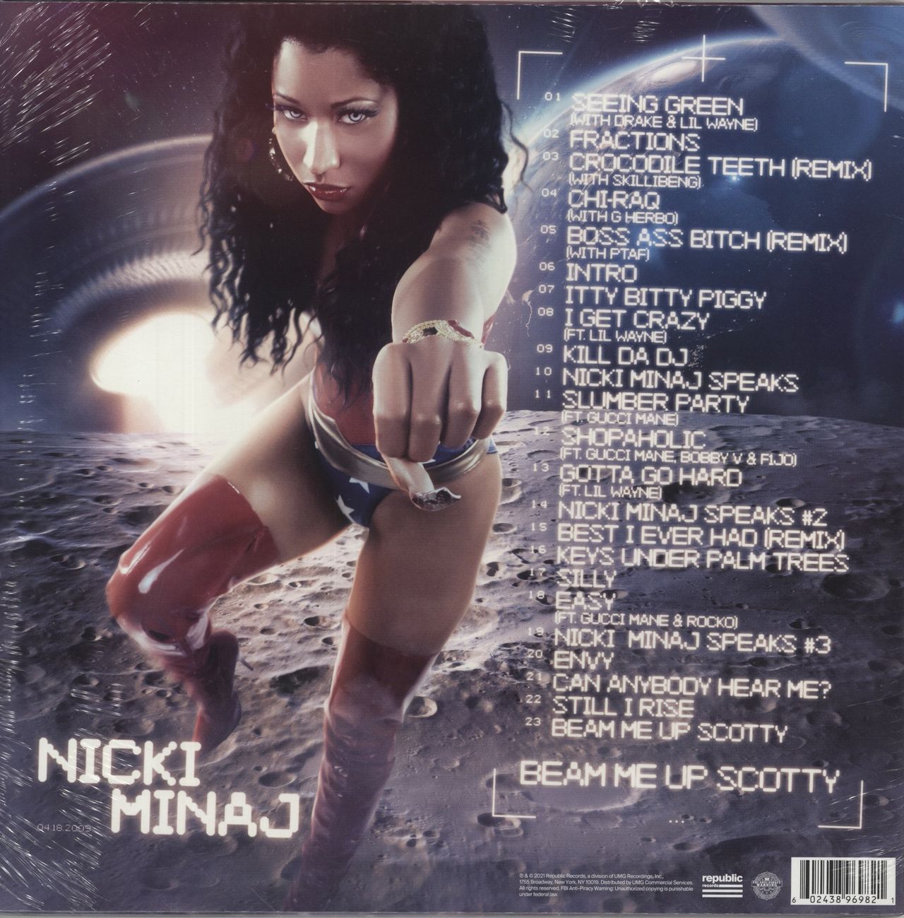 Nicki Minaj Beam Me Up Scotty - Sealed US 2-LP vinyl set — RareVinyl.com