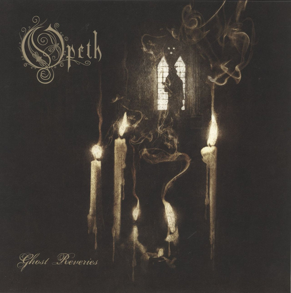 Opeth Ghost Reveries - Transparent Black Smoke + Poster UK 2-LP vinyl ...