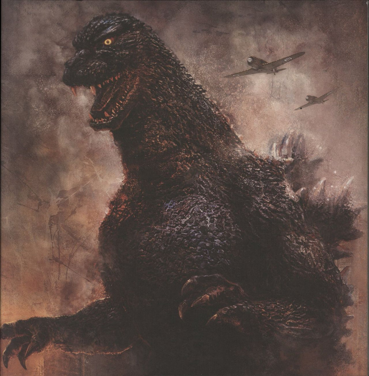 Original Soundtrack Godzilla - Yellow & Black Toxic Vinyl UK Vinyl LP ...