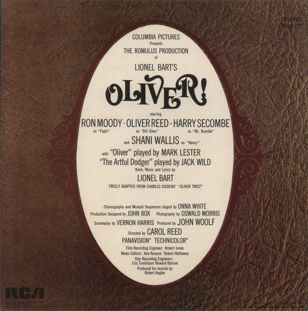 Original Soundtrack Oliver! UK Vinyl LP — RareVinyl.com