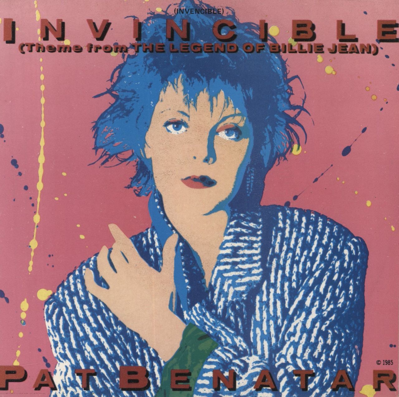 Pat Benatar Invincible (Theme From The Legend Of Billie Jean) Spanish ...