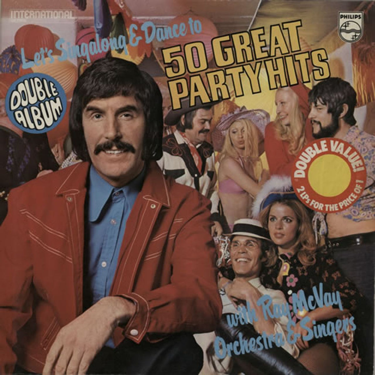 Ray McVay Let's Singalong & Dance To 50 Great Party Hits UK 2-LP vinyl ...